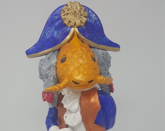 Frog Footman Fish Postman Alice in Wonderland Needle Felted Animal Toy ...