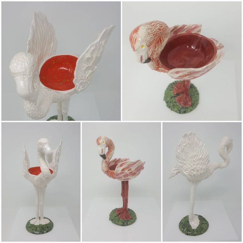 Flamingo Dishes - Etsy
