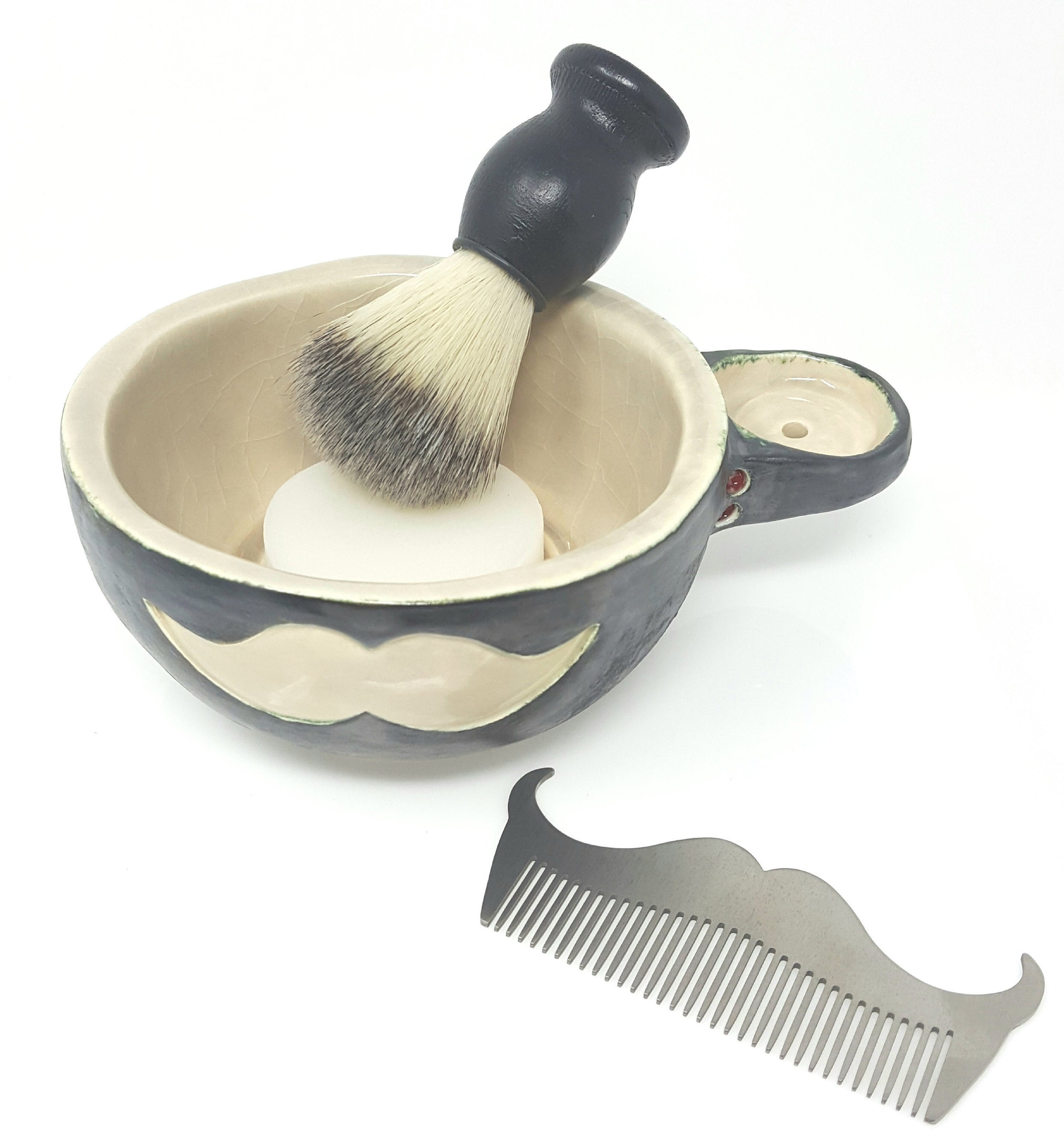 Men's Shaving Set: Shave Mug Shave Soap Shave Brush & | Etsy