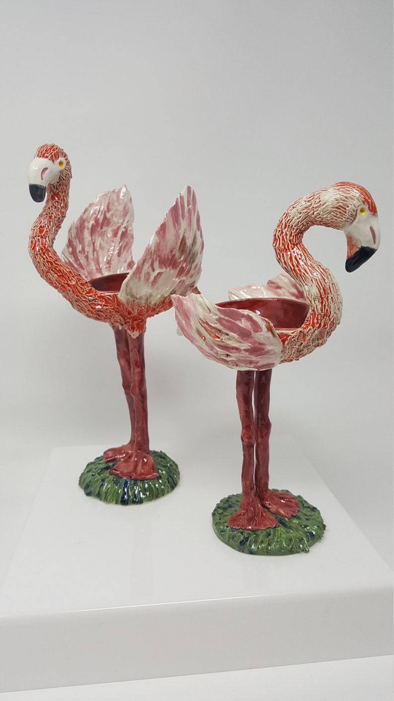 Flamingo Dishes - Etsy