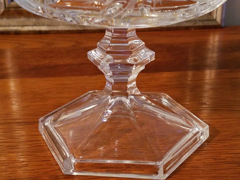 Vintage EAPC Pinwheel Hobstar & Daisy Crystal Clear Pressed | Etsy