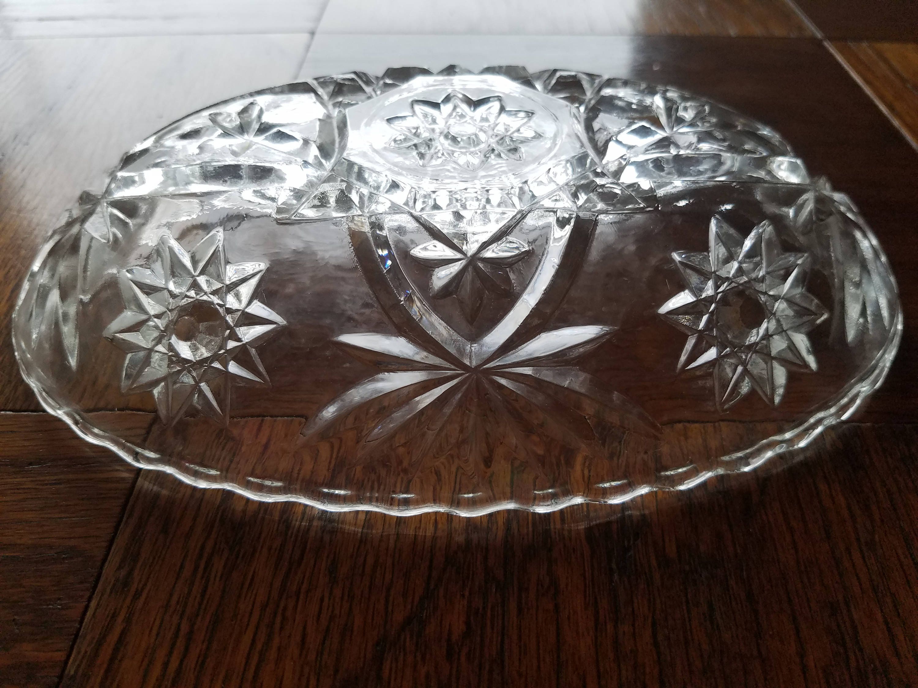 Home & Living Bowls Vintage Anchor Hocking Fan and Star Candy Dish etna ...