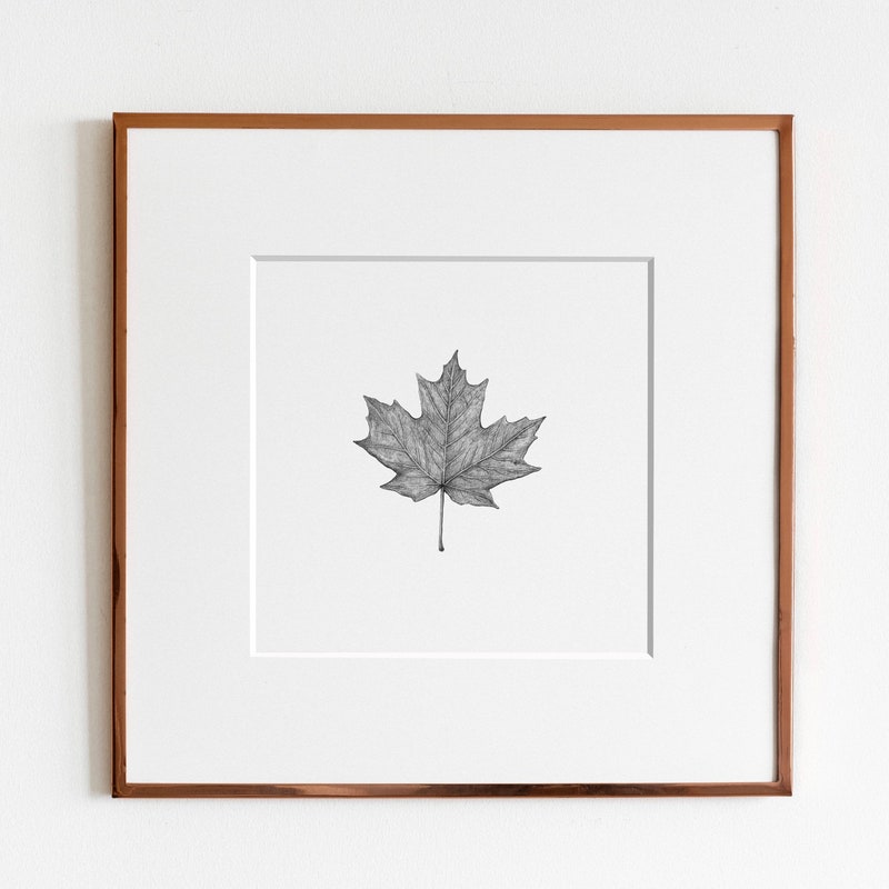 Maple Leaf Print - Etsy