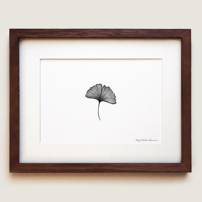Ginko Leaves Wall Art - Etsy
