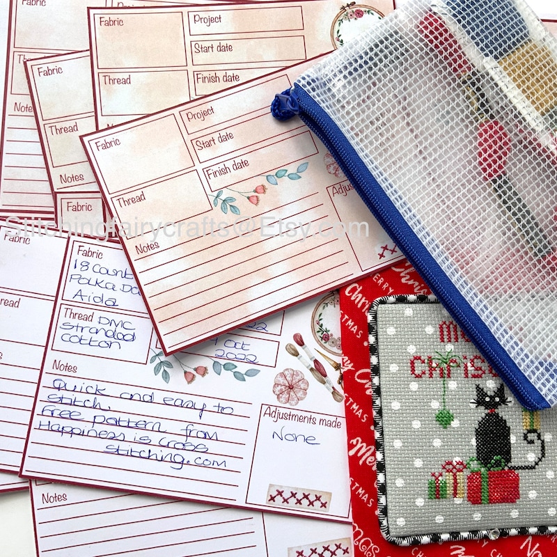 Stitcher Project Cards - Etsy