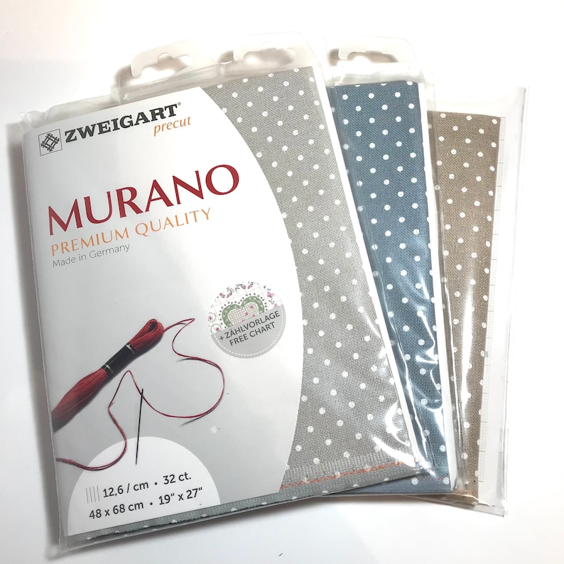 Zweigart Murano Fabric Pre-cut 32ct Evenweave Size 19 - Etsy