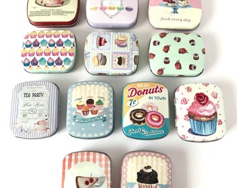 Small Tin Sewing Box - Etsy