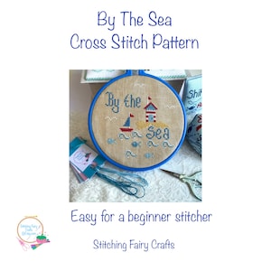 By the Sea Beach Themed Cross Stitch Pattern, Pdf, Instant Download ...