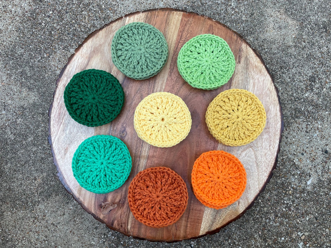 Large Size Car Coasters - "sunburst" - 100% Cotton - Set of 2 - Etsy