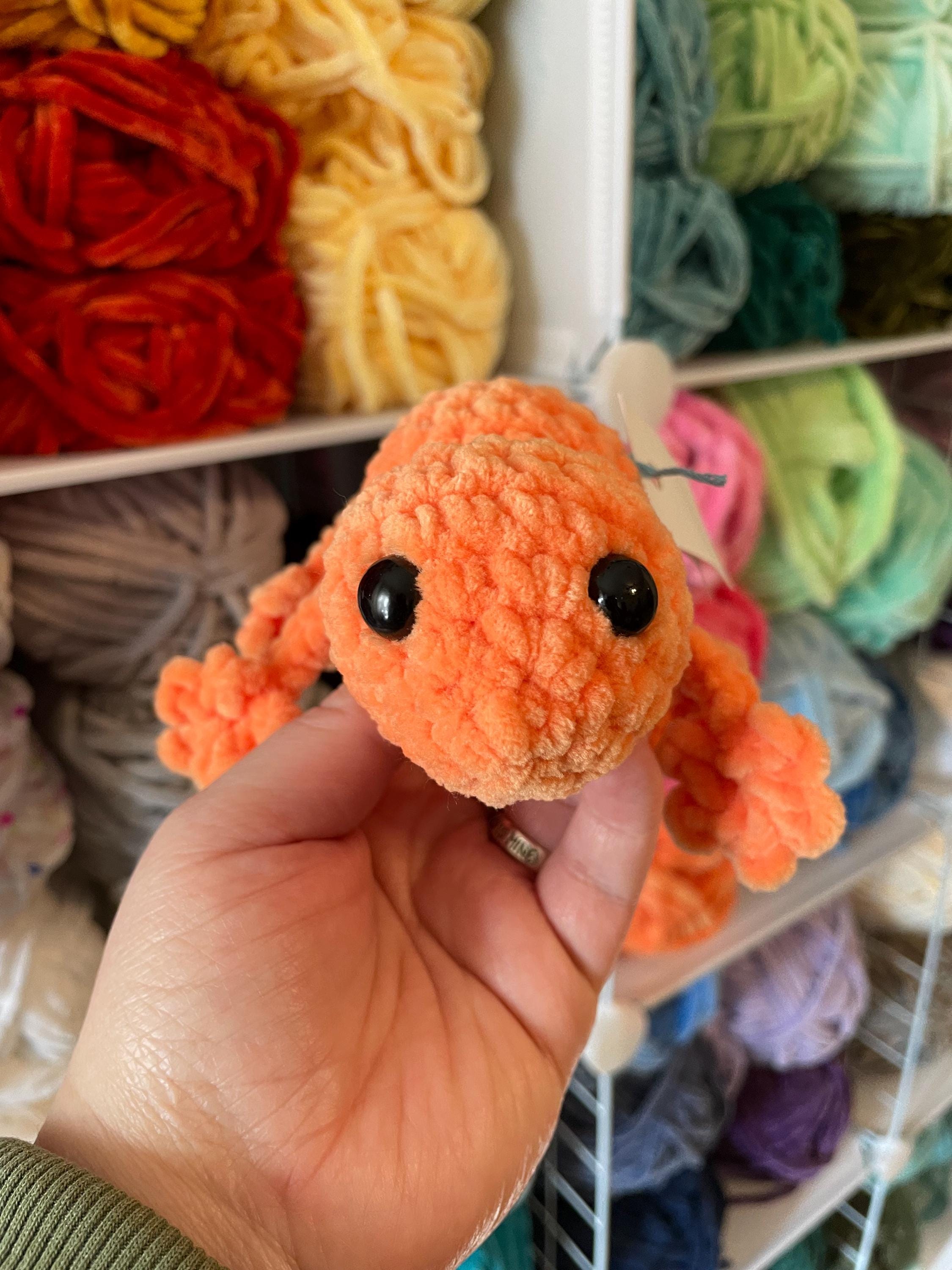 Ready to Ship - Gecko Plushie - Handmade Crochet Stuffed Animal - Etsy