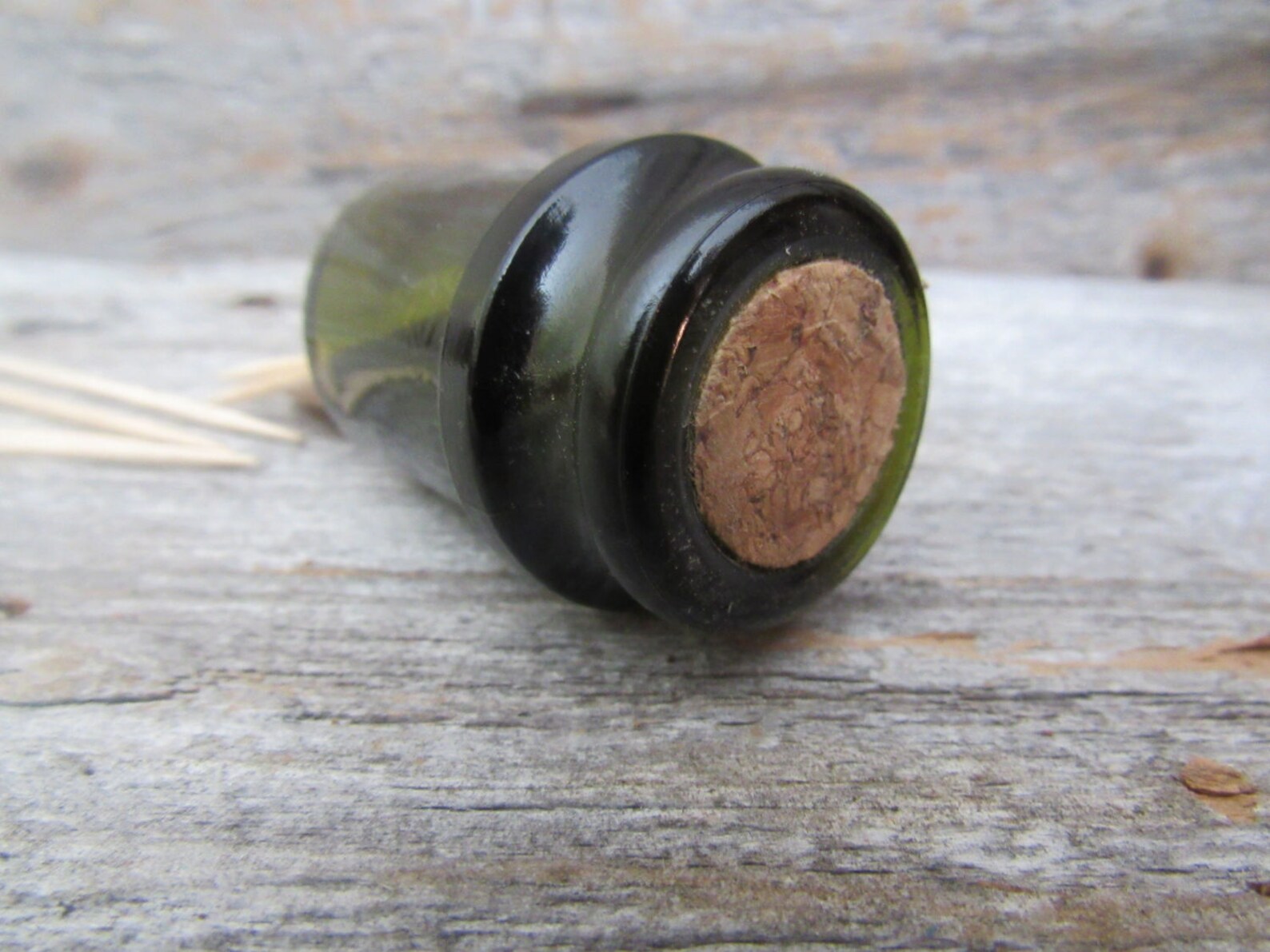 Unique Upcycled Wine Bottle Cork Toothpick Holder for Appetizers and ...