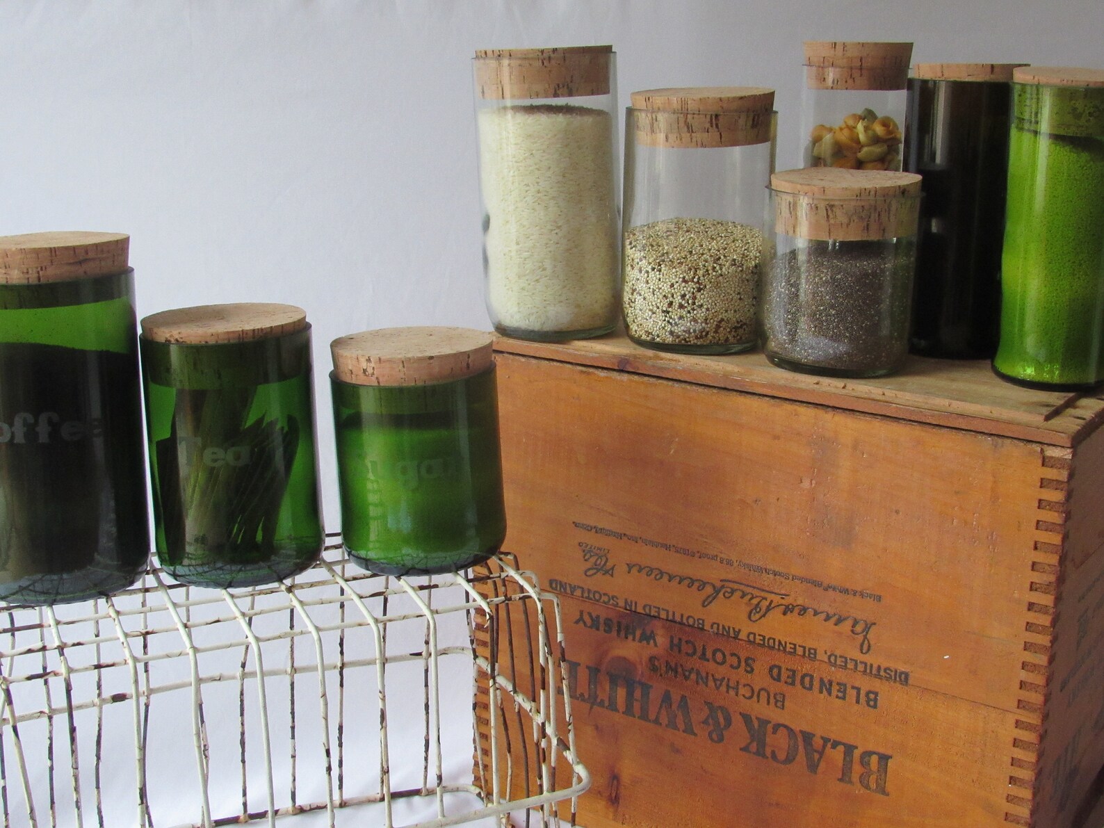 Coastal Nautical Themed Sailboat and Lighthouse Canister Green - Etsy