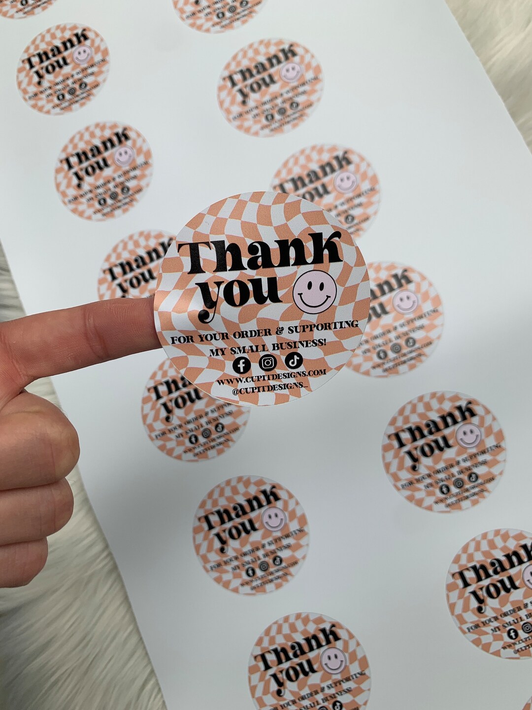 Thank You Shipping Sticker | Shipping Sticker | Small Business Sticker ...