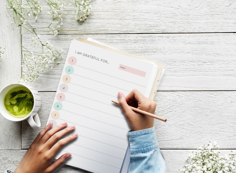 Gratitude and Bucketlist Printable PDF - Etsy