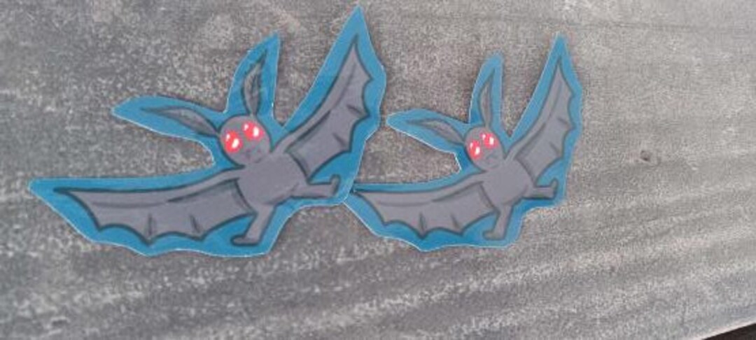 Cute Mothman Sticker - Cryptid Vinyl Paper Sticker of Moth Man, 3 ...