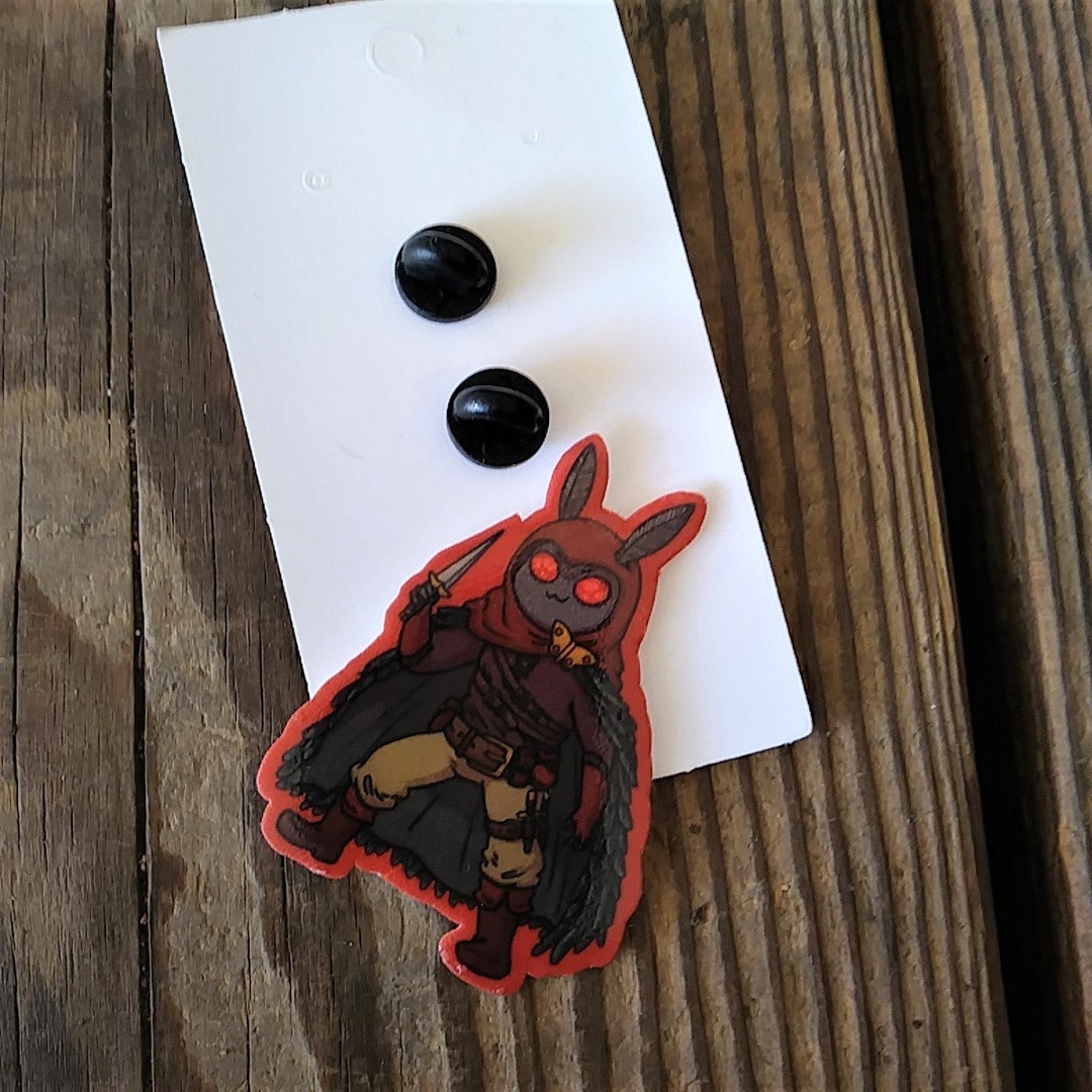 Mothman Dnd Rogue Pin- Cute Dungeons and Dragons Cryptid Pinback Pin (2 ...