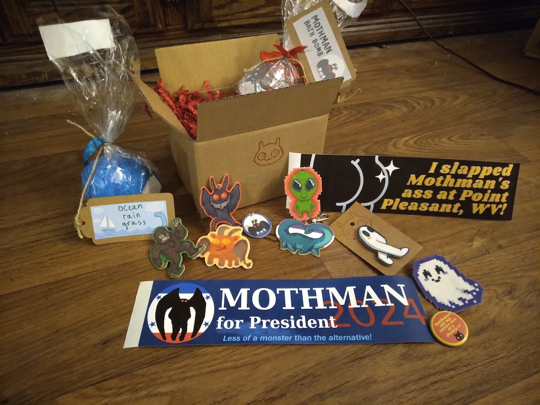 Cryptid Mystery Box - Care Package W/ Mothman, Bigfoot, Fresno ...