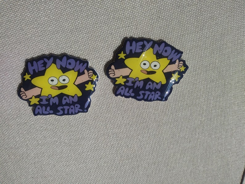 Gravity Falls All Star Pin - Stanford Pines's All Star Tattoo Handmade ...