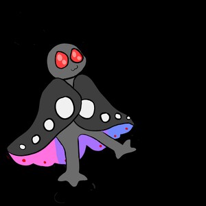 Mothman Sticker - LGBTQ+ Pride Flag Options - Gay, Bisexual, Trans ...