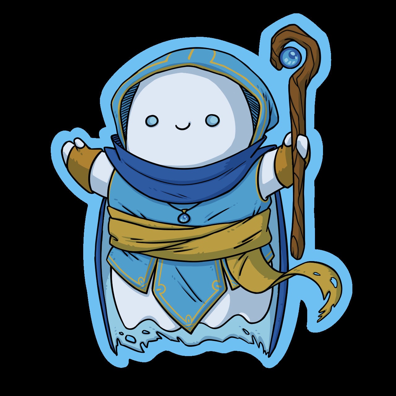 Cryptid Stickers Dnd Cryptids Rogue Mothman Druid Bigfoot | Etsy