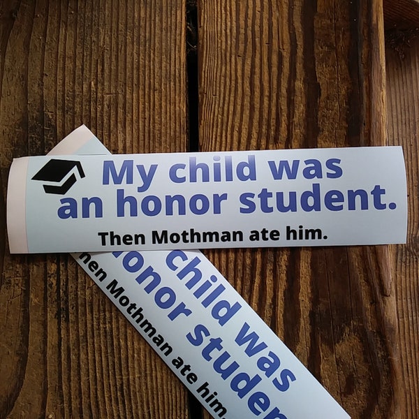 Honor Student Bumper Sticker - Etsy