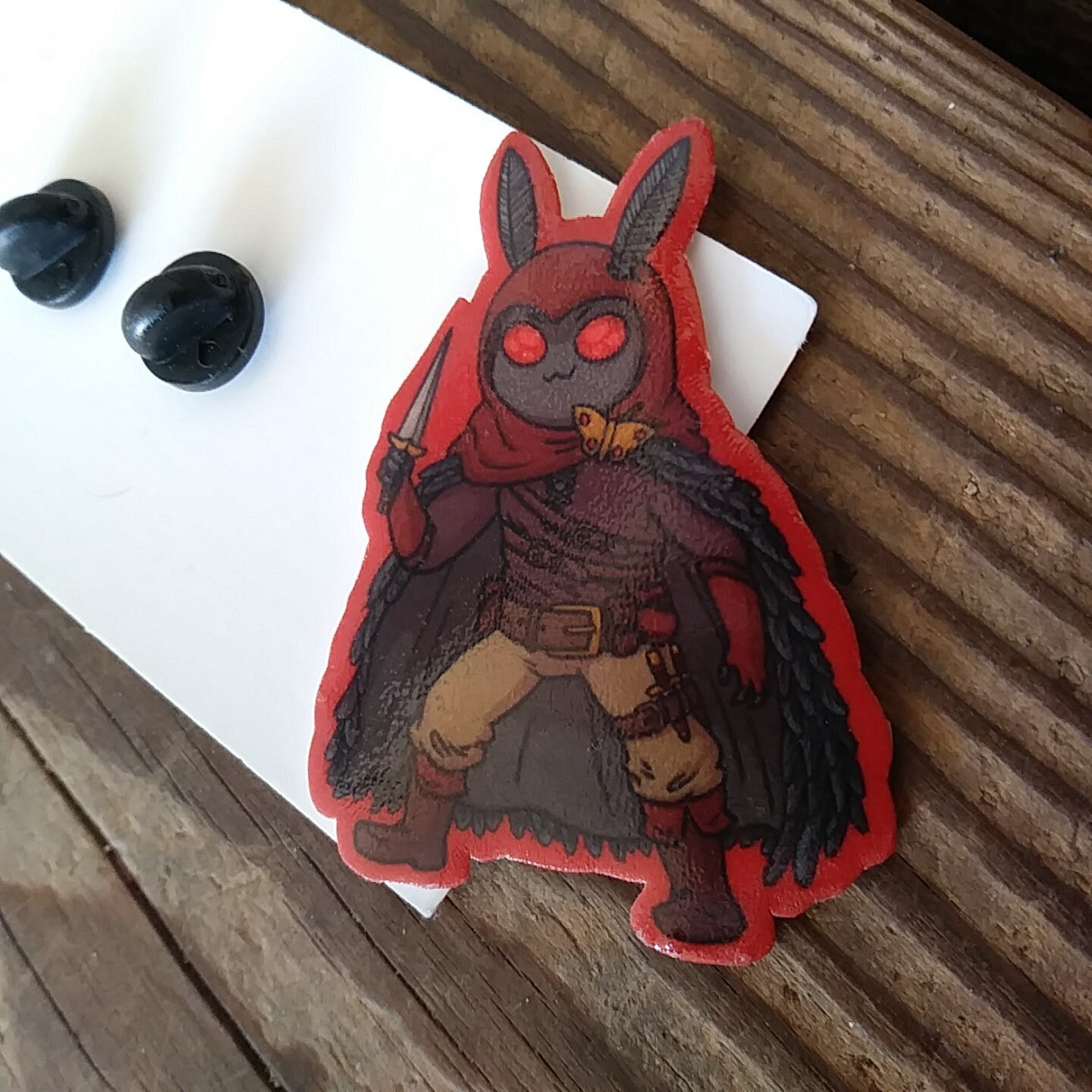 Mothman Dnd Rogue Pin Cute Dungeons and Dragons Cryptid - Etsy