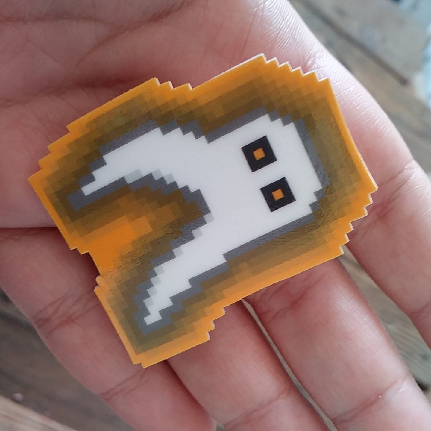 Fresno Nightcrawler Pixel Art Pin Handmade Plastic Cryptid - Etsy