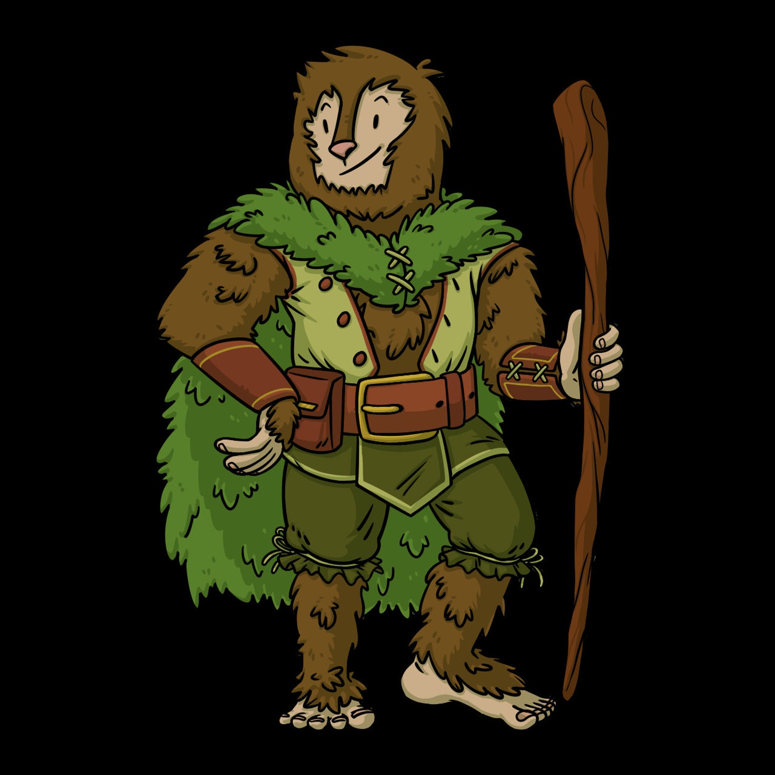 Cryptid Prints Trio Dnd Cryptids Rogue Mothman Druid | Etsy