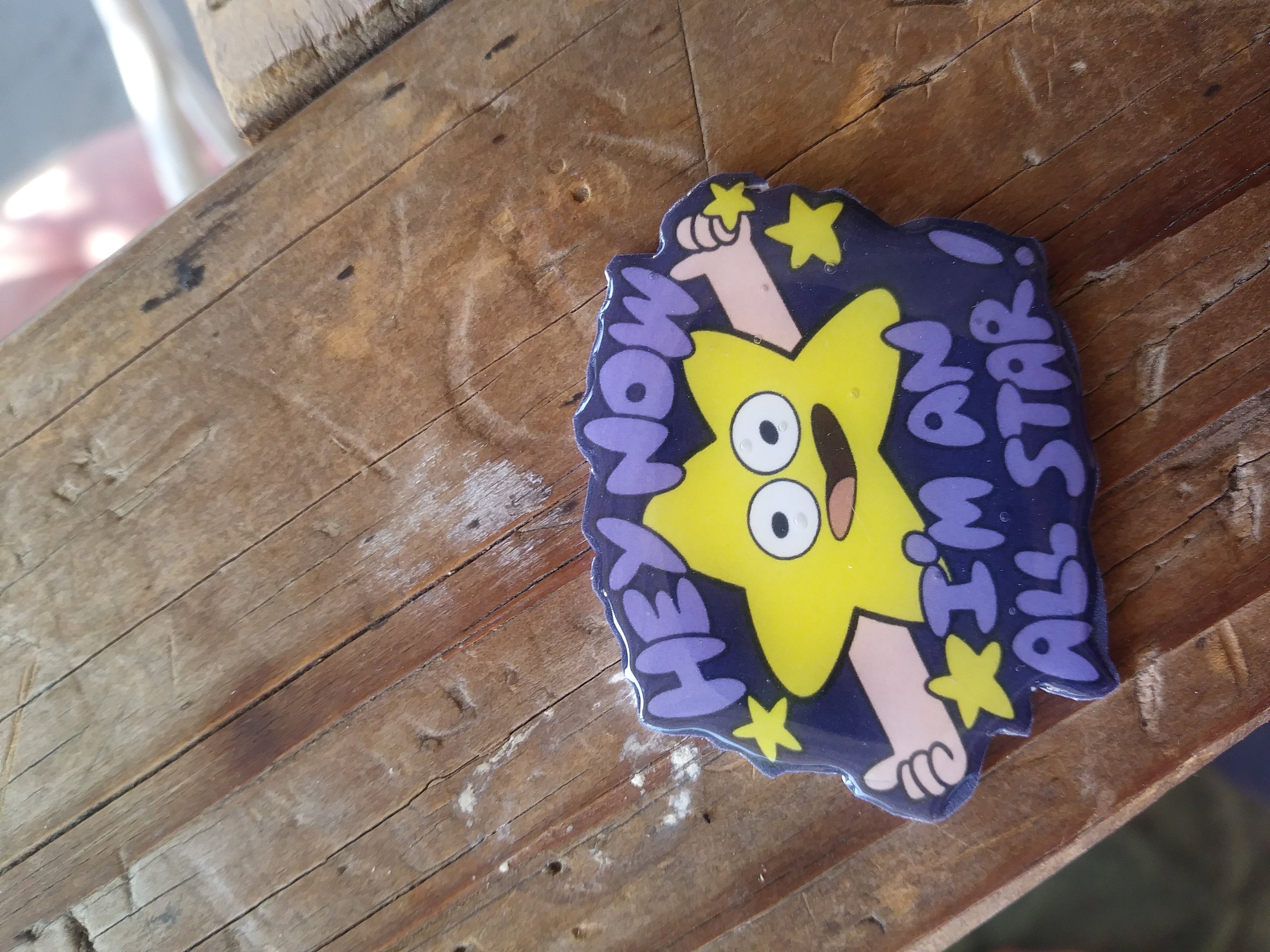 Gravity Falls All Star Pin - Stanford Pines's All Star Tattoo Handmade ...