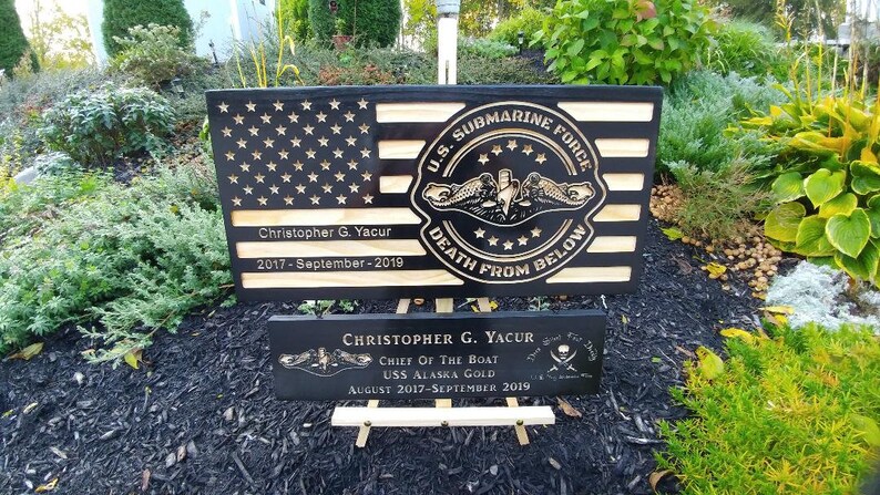 US Submarine Force Flag With Add on Sign, US Submarine Force Flag, Sign ...