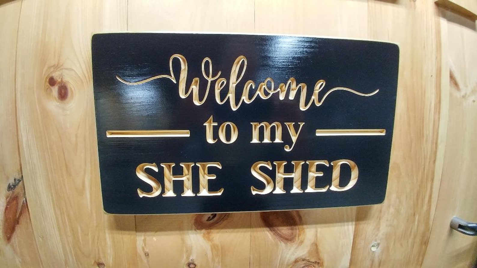 She Shed She Shed Sign She Shed Decor Wooden She Shed Sign - Etsy