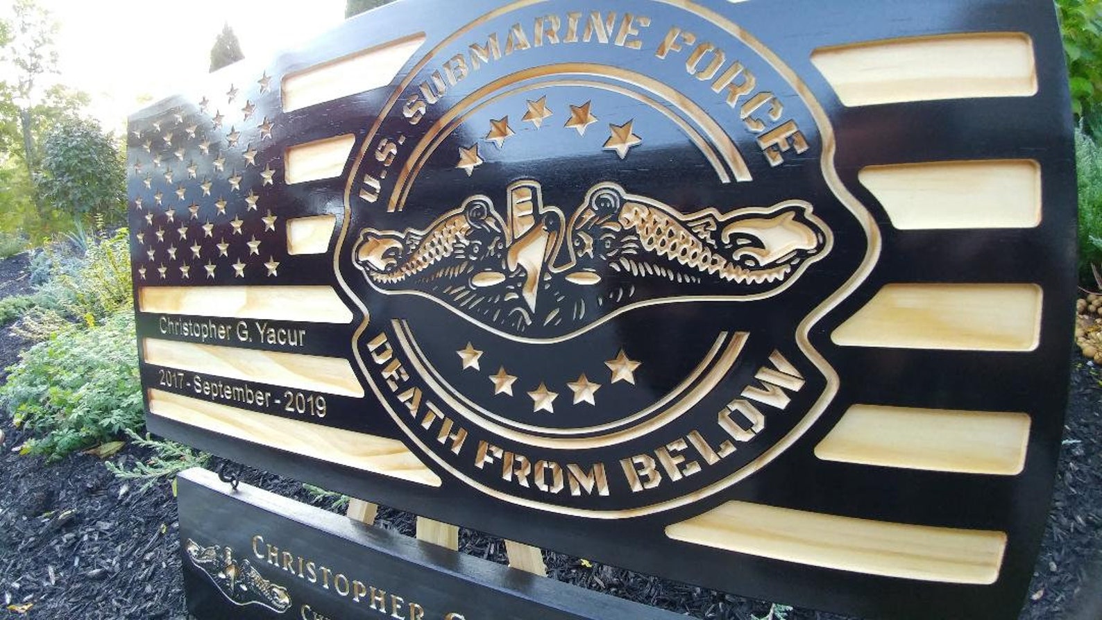 US Submarine Force Flag With Add on Sign, US Submarine Force Flag, Sign ...