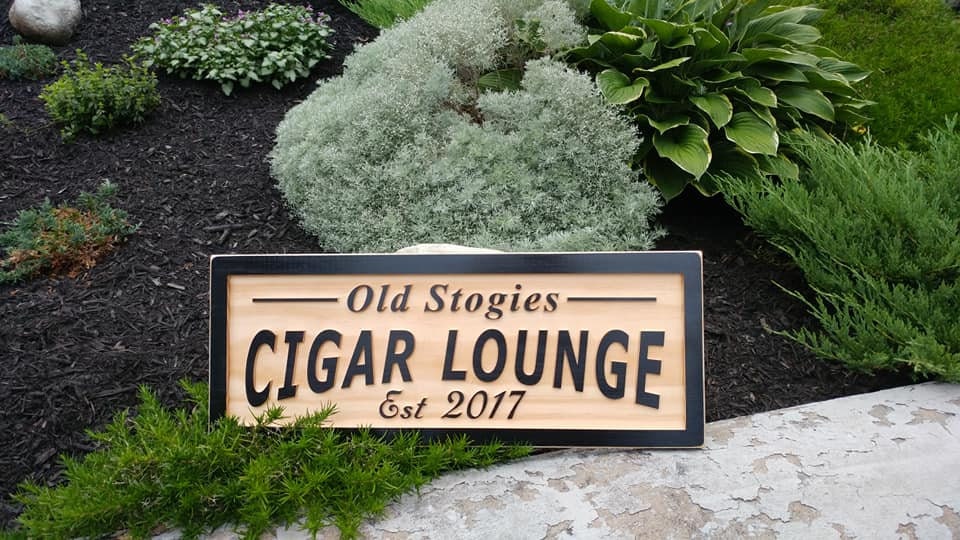Personalized Cigar Lounge Sign Custom Bar Sign Man Cave | Etsy