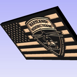 Maryland Medevac Flag, Medevac Sign, Medevac Responder Gift, US ...
