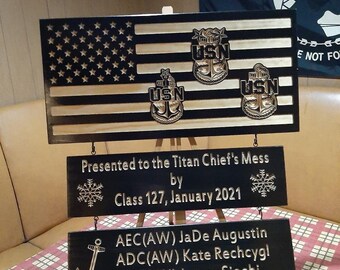 Navy Master Chief Plaque - Etsy