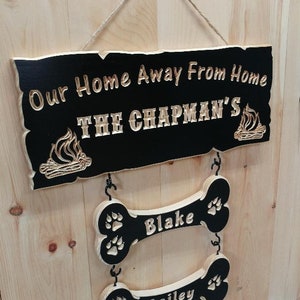 Personalized Camp Sign,our Home Away From Home,cottage Sign,family Name ...
