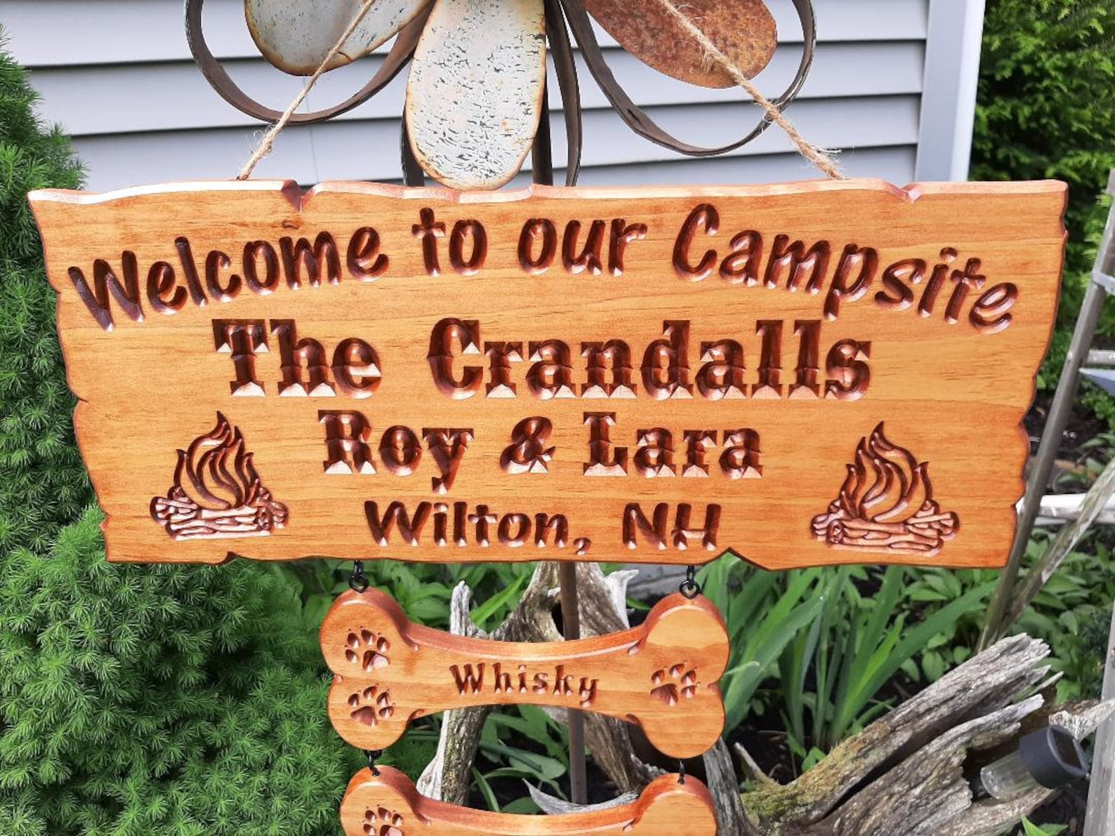 Personalized Camp Signcottage Signfamily Name Camper Sign - Etsy