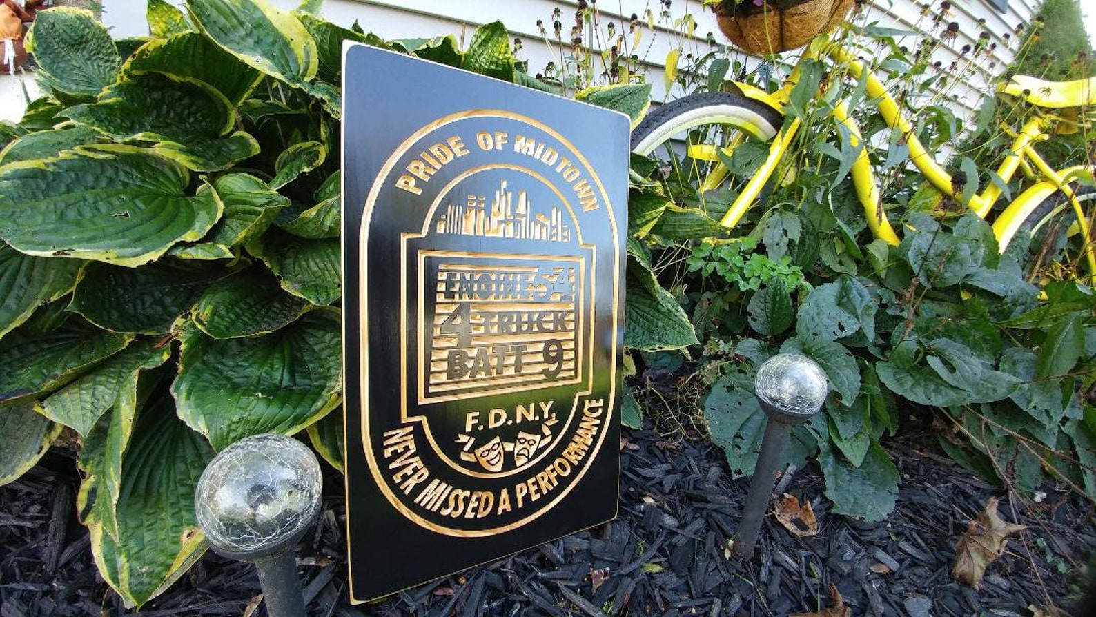 FDNY Sign, First Responder Gift, Fire Fighter Sign, Fire Truck Sign ...