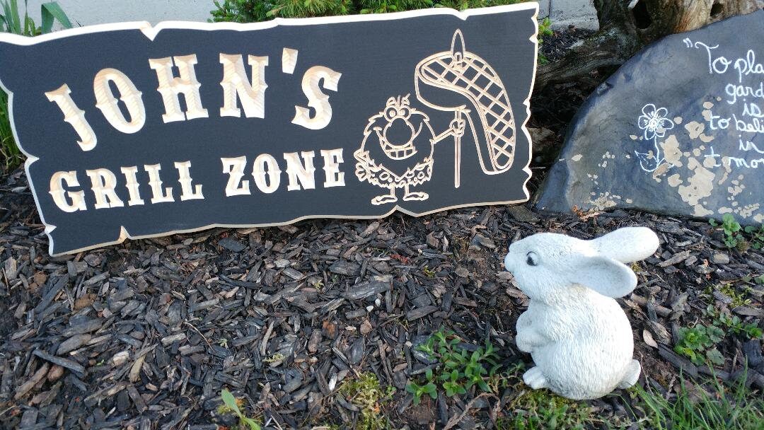 Personalized Grill Sign Personalized Bar-b-que Sign Grill | Etsy