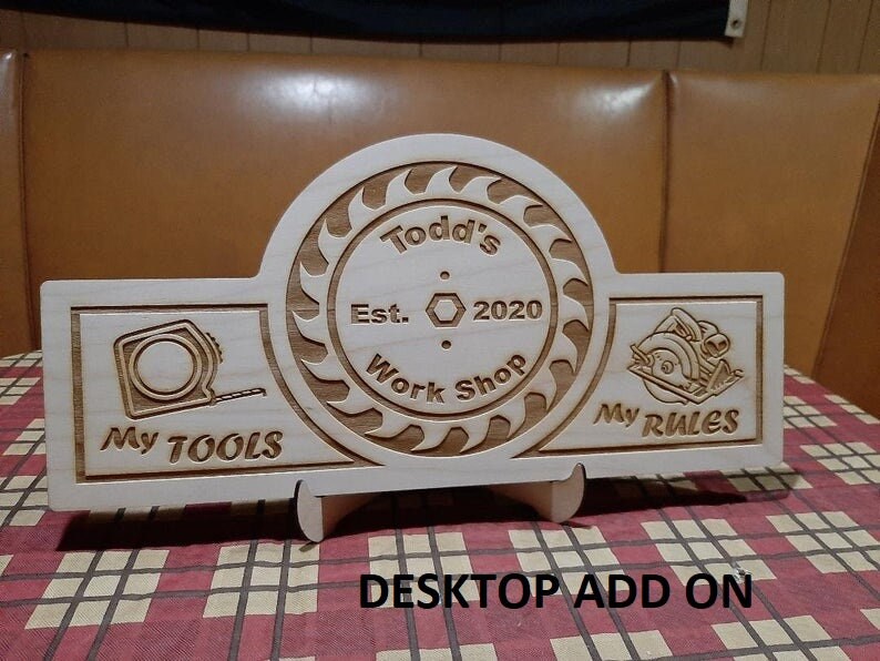 Work shop sign personalized shop sign wood shop sign garage | Etsy