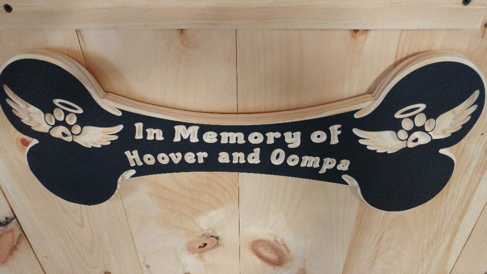 Personalized Dog Bone Sign Pet Sign Large Dog Sign Puppy | Etsy