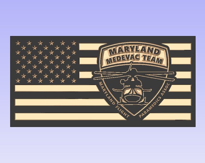 Maryland Medevac Flag, Medevac Sign, Medevac Responder Gift, US ...