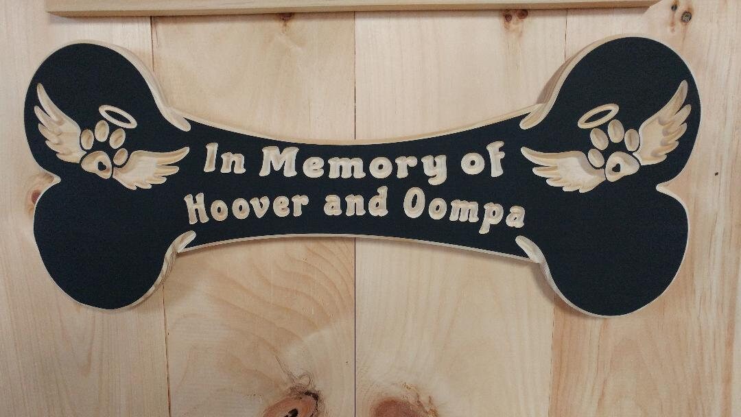 Personalized Dog Bone Sign Pet Sign Large Dog Sign Puppy | Etsy