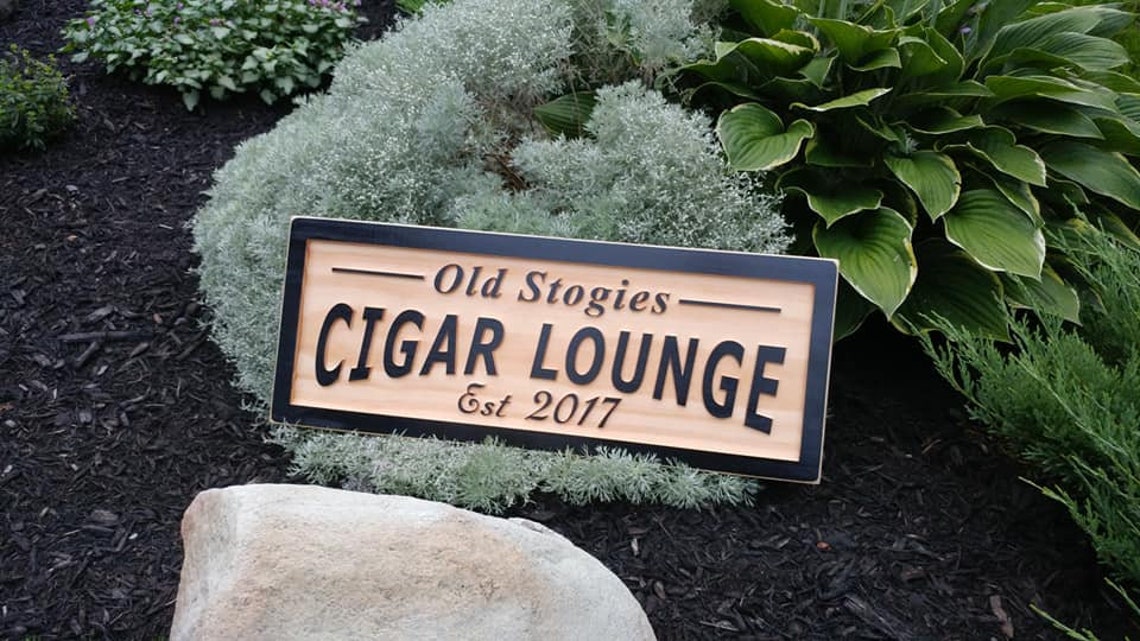 Personalized Cigar Lounge Sign Custom Bar Sign Man Cave | Etsy