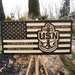US Navy Chief Flag, Sign, US Navy Gift, Navy Chief, Engraved Sign ...