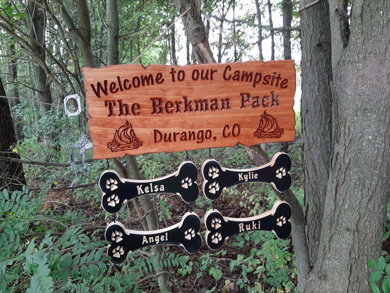 Personalized Camp Signcottage Signfamily Name Camper Sign - Etsy