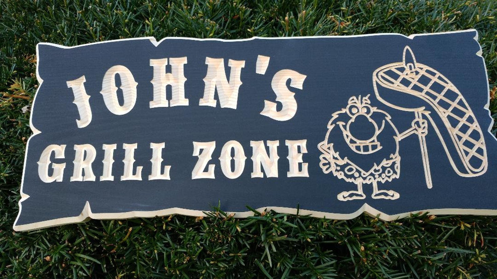 Personalized Grill Sign Personalized Bar-b-que Sign Grill | Etsy