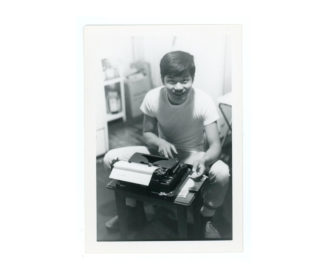 Vintage Snapshot ~ Man at Typewriter ~ Vintage Photo M1 - Etsy
