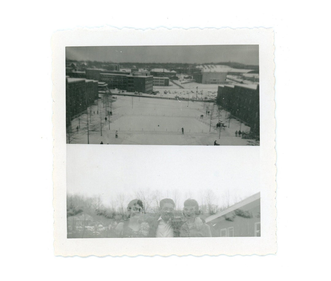 Times Are Strange Vintage Photo Double Exposure Two for - Etsy
