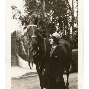 Alice Scully at Beverly Hills Hotel 1920s Vintage Snapshot Woman and ...